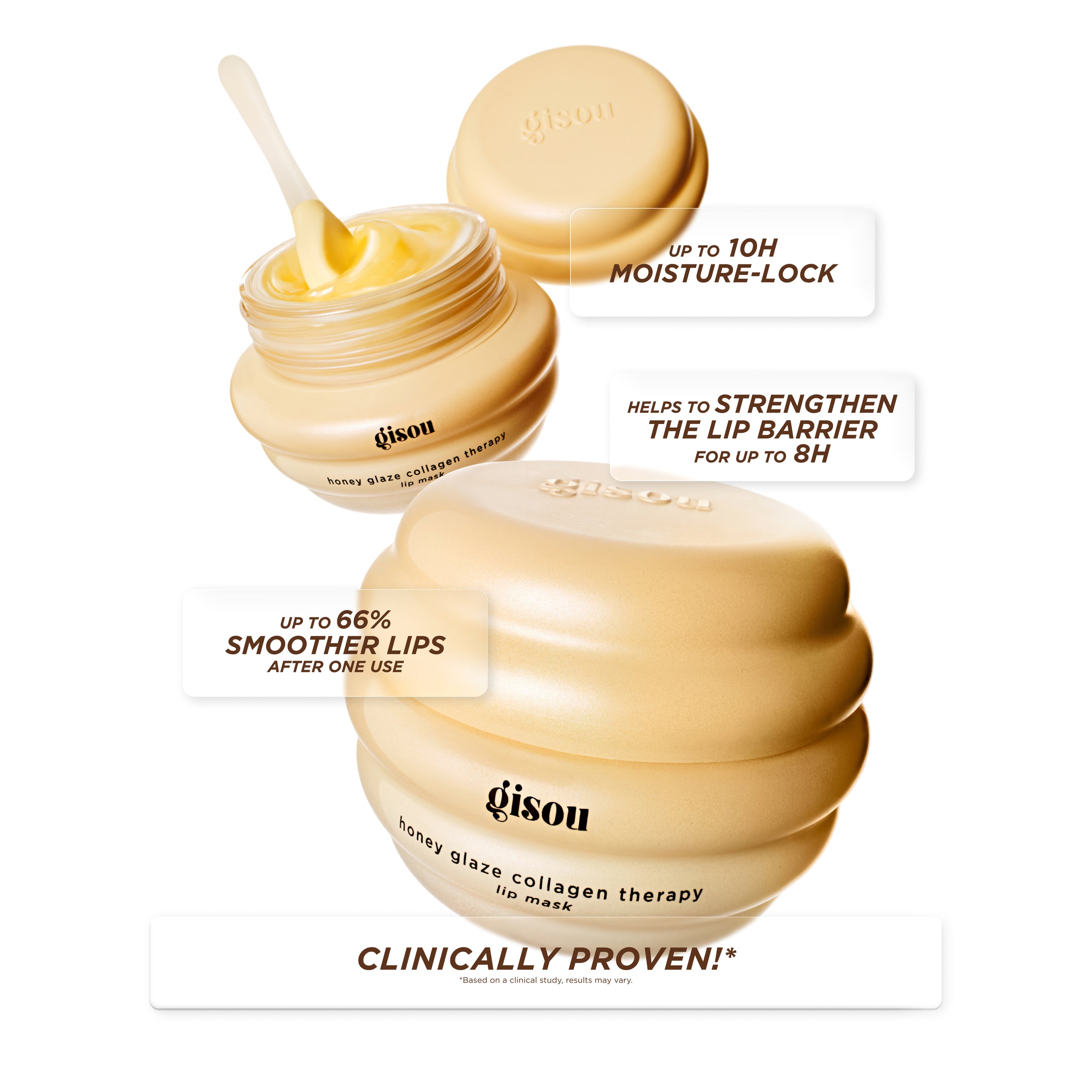 Honey Glaze Collagen Therapy Lip Mask – Gisou EU